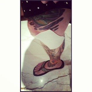 Joshua Gallander's feet