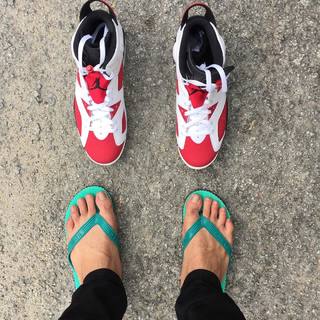 Rick Marcus's feet